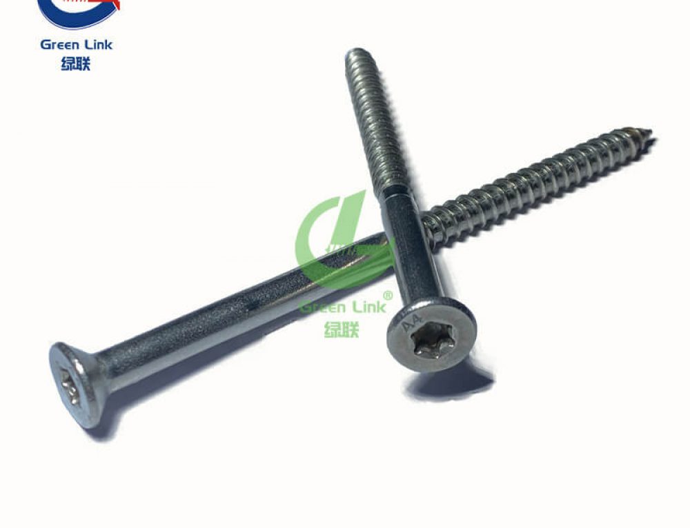 Hex socket CSK wood screw - Hexalobular Socket CSK Head wood Screw